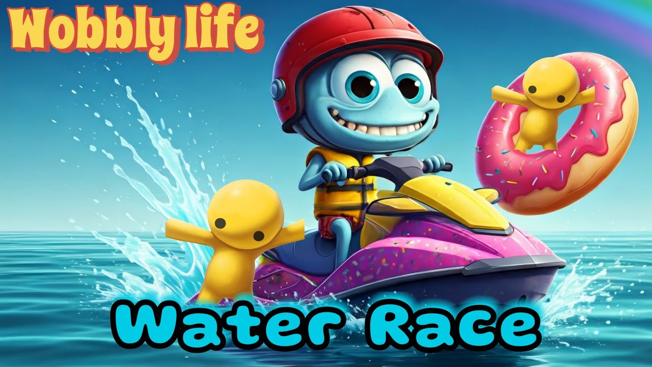Wobbly Life: Water Race with Friends - Epic Fails - YouTube