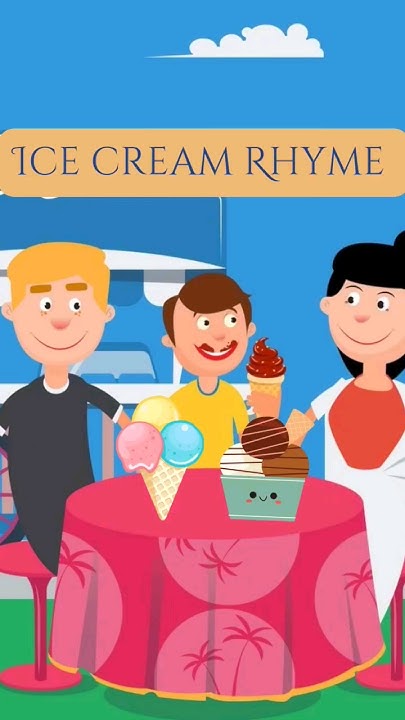 Ice Cream Rhyme | English poem short video | JIGGLE with RHYME ...