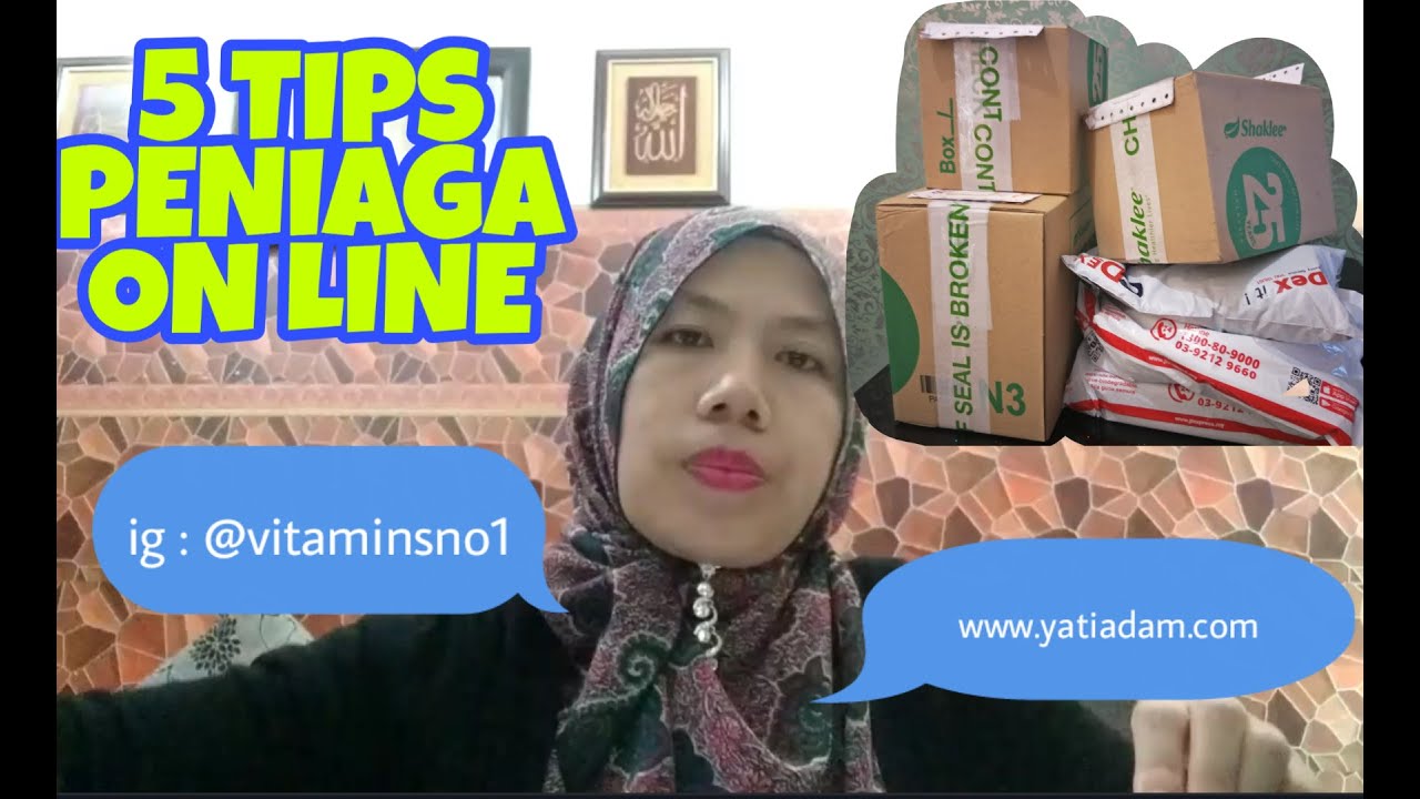 5 TIPS PENIAGA ON LINE - YouTube