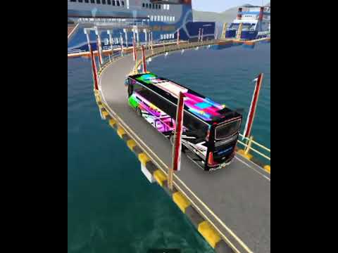 Indonesia bus simulator updated map short - YouTube