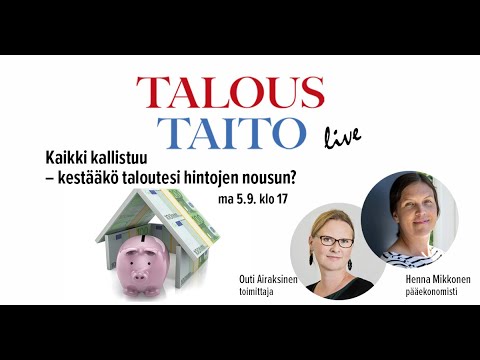 Kaikki kallistuu – kestääkö taloutesi hintojen nousun? | Taloustaito ...