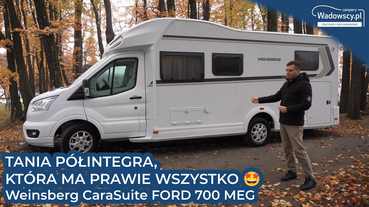 TANIA PÓŁINTEGRA, KTÓRA MA PRAWIE WSZYSTKO 🤩 Weinsberg CaraSuite FORD ...