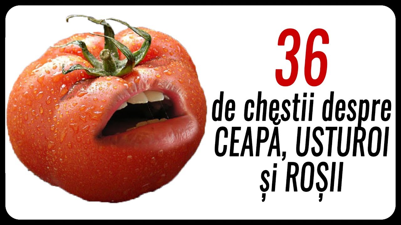 36 de chestii despre CEAPĂ, USTUROI și ROȘII - YouTube