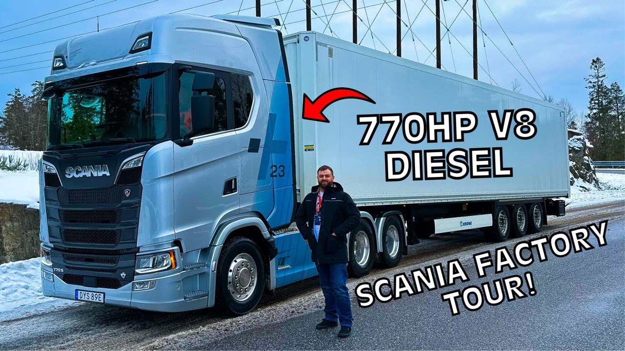 Driving the SCANIA 770S, Most POWERFUL Semi Truck in the WORLD! - YouTube
