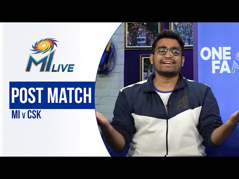 📹 #MILive ➡️ Post #MIvCSK show!
