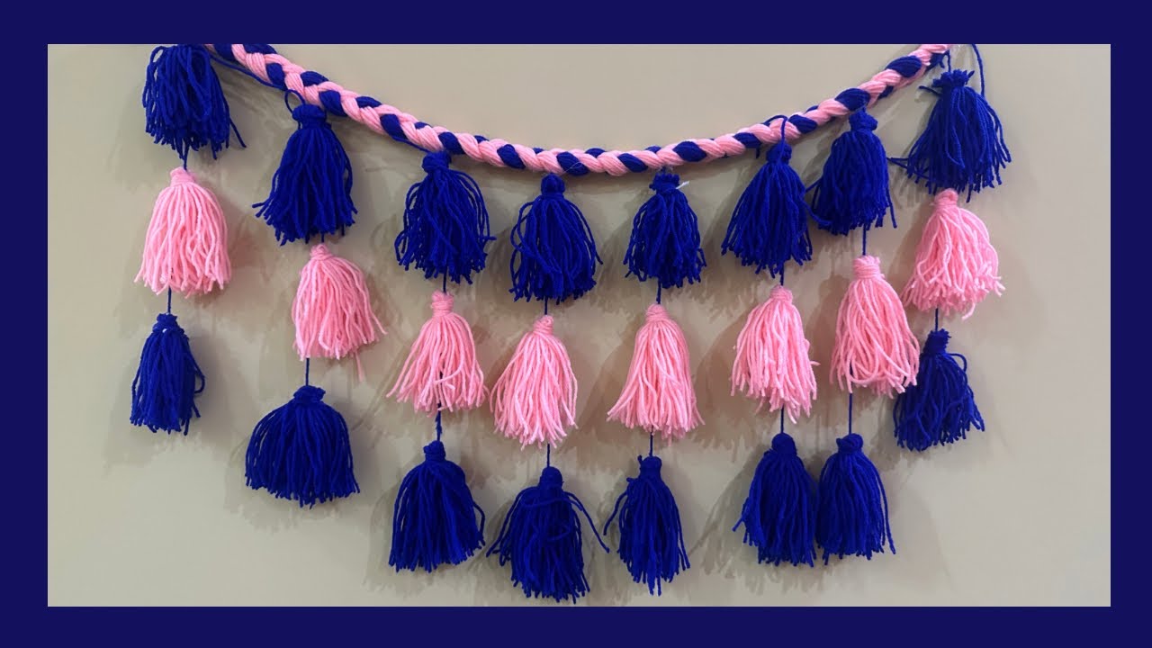 Woollen toran / woollen door hanging / woollen craft / Art and creative ...