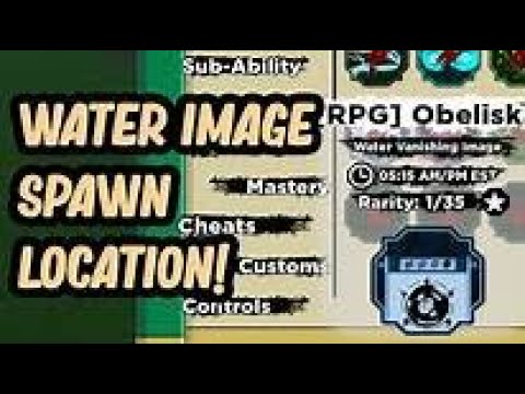 Shindo life/Shinobi life 2 water vanishing image spawn location - YouTube