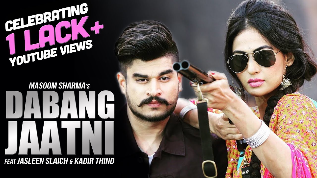 New Song Haryanvi | Dabang Jaatni | Masoom Sharma ft Jasleen Slaich ...