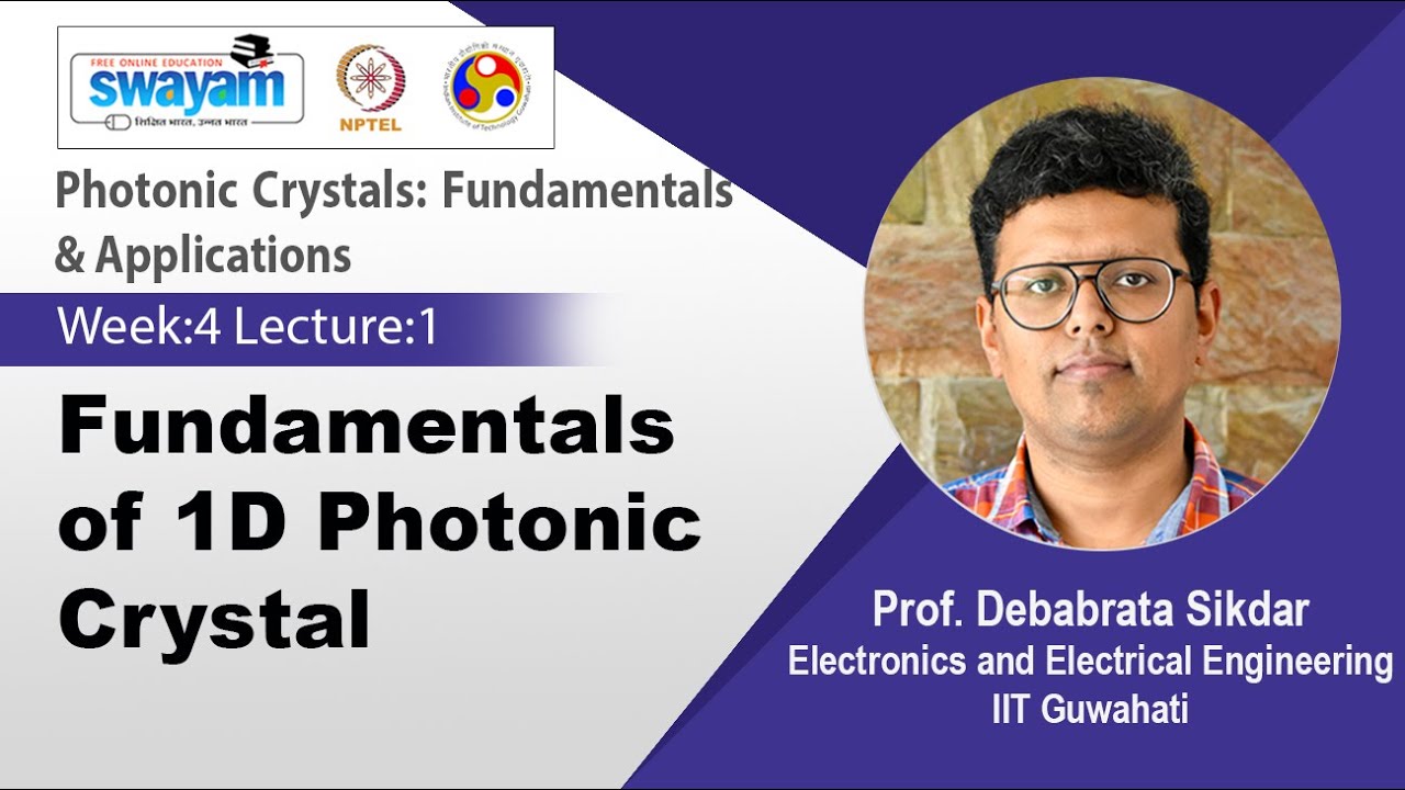 Lec 10: Fundamentals of 1D Photonic Crystal - YouTube