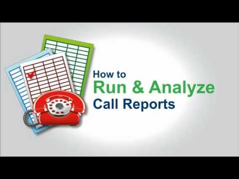 How To Run and Analyze Call Reports - YouTube