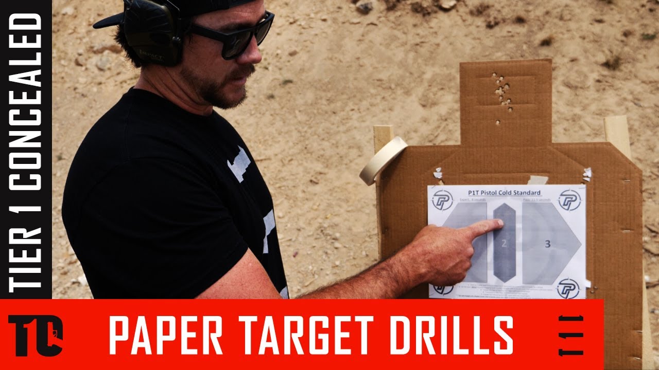 Jared "T1CS" - Paper Target Drills - YouTube
