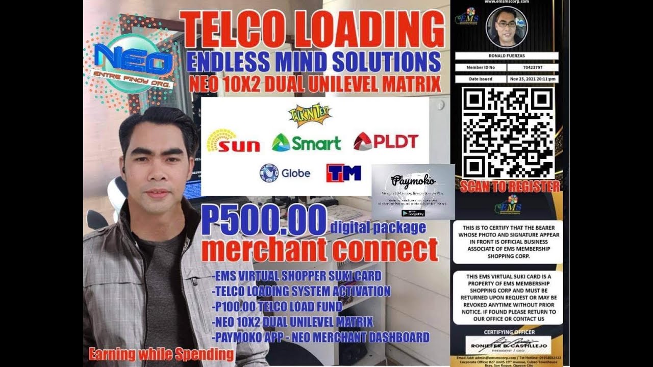 TELCO LOADING : HOW to TOP UP TELCO LOAD FUND from your EMS SHOPPING ...