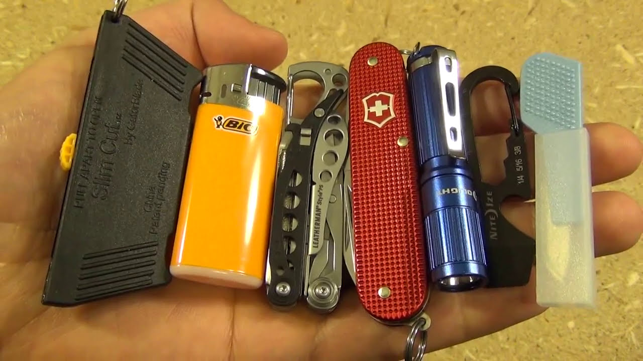Keychain EDC Tool Kit (One Example) - YouTube