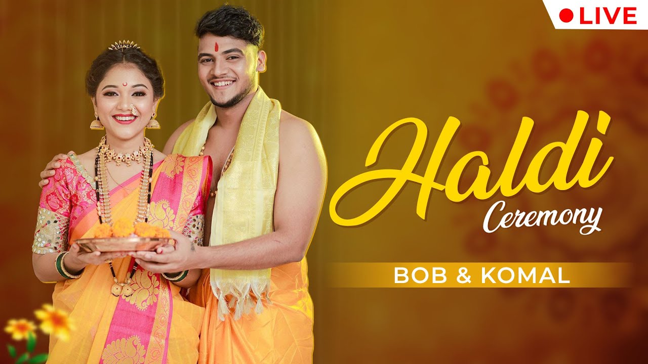 Haldi Ceremony Live | Bob & Komal | 16 Aug 2022 | Live - YouTube