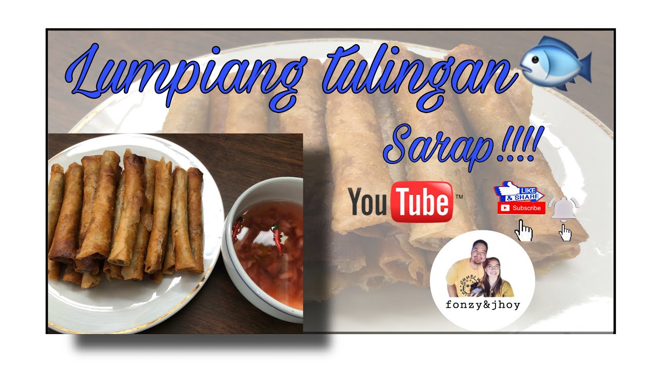 How to make fish lumpia / lumpiang tulingan (𝘃𝗹𝗼𝗴 # 34 ) - YouTube