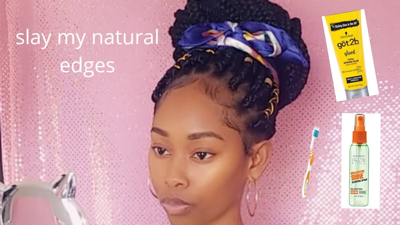 How I slay my Natural edges - YouTube