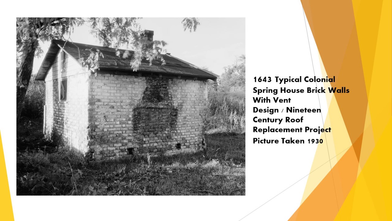 Colonial Williamsburg Virginia Source of Drinking Water - 1643 - YouTube