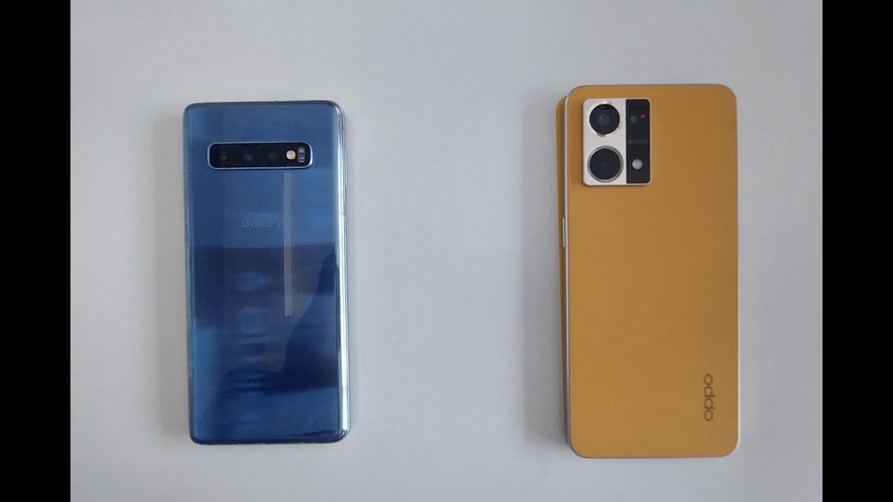 Samsung S10 vs Oppo F21 pro || Speed Test - YouTube