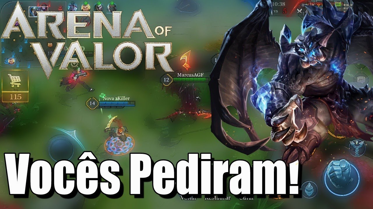 MALOCH - ANÁLISE COMPLETA DE VERDADE COM BUILD - ARENA OF VALOR - YouTube