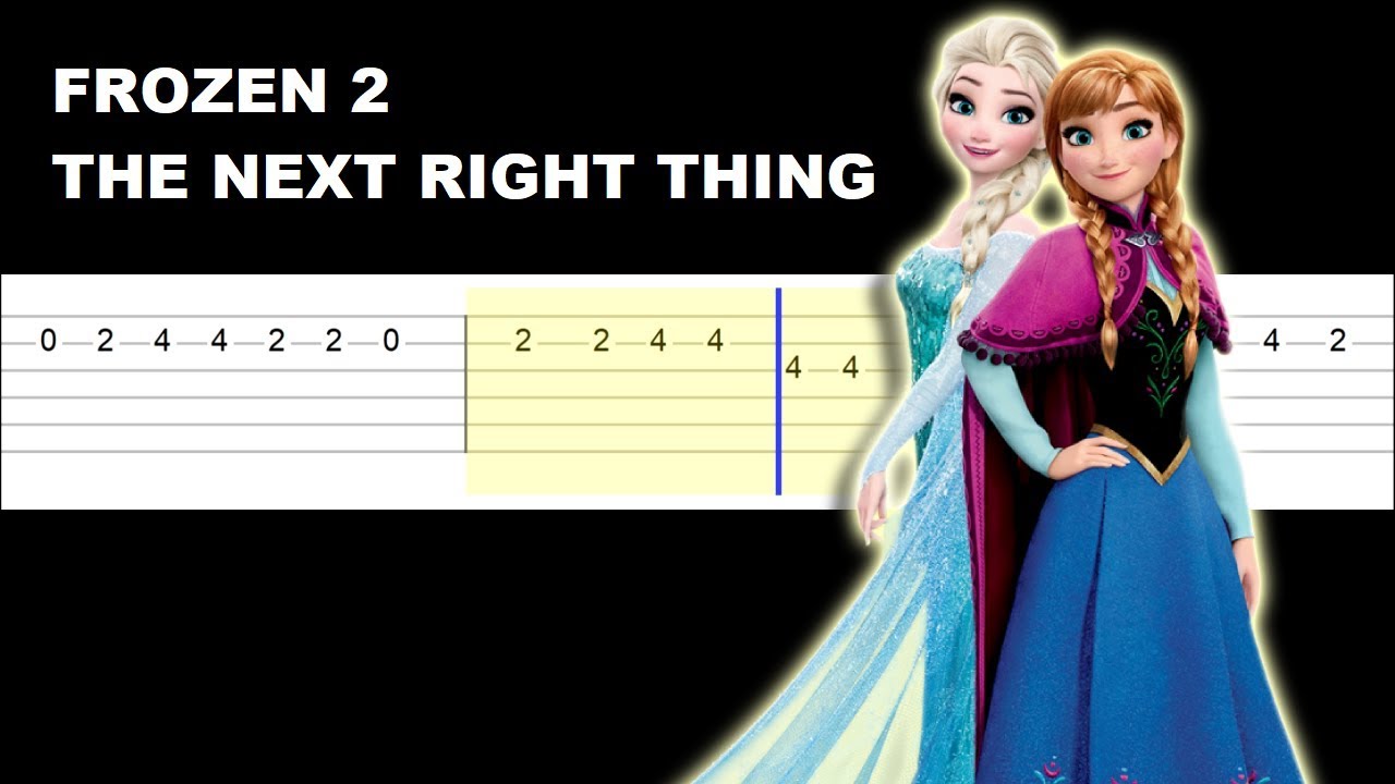 Frozen 2 - The Next Right Thing (Easy Guitar Tabs Tutorial) - YouTube