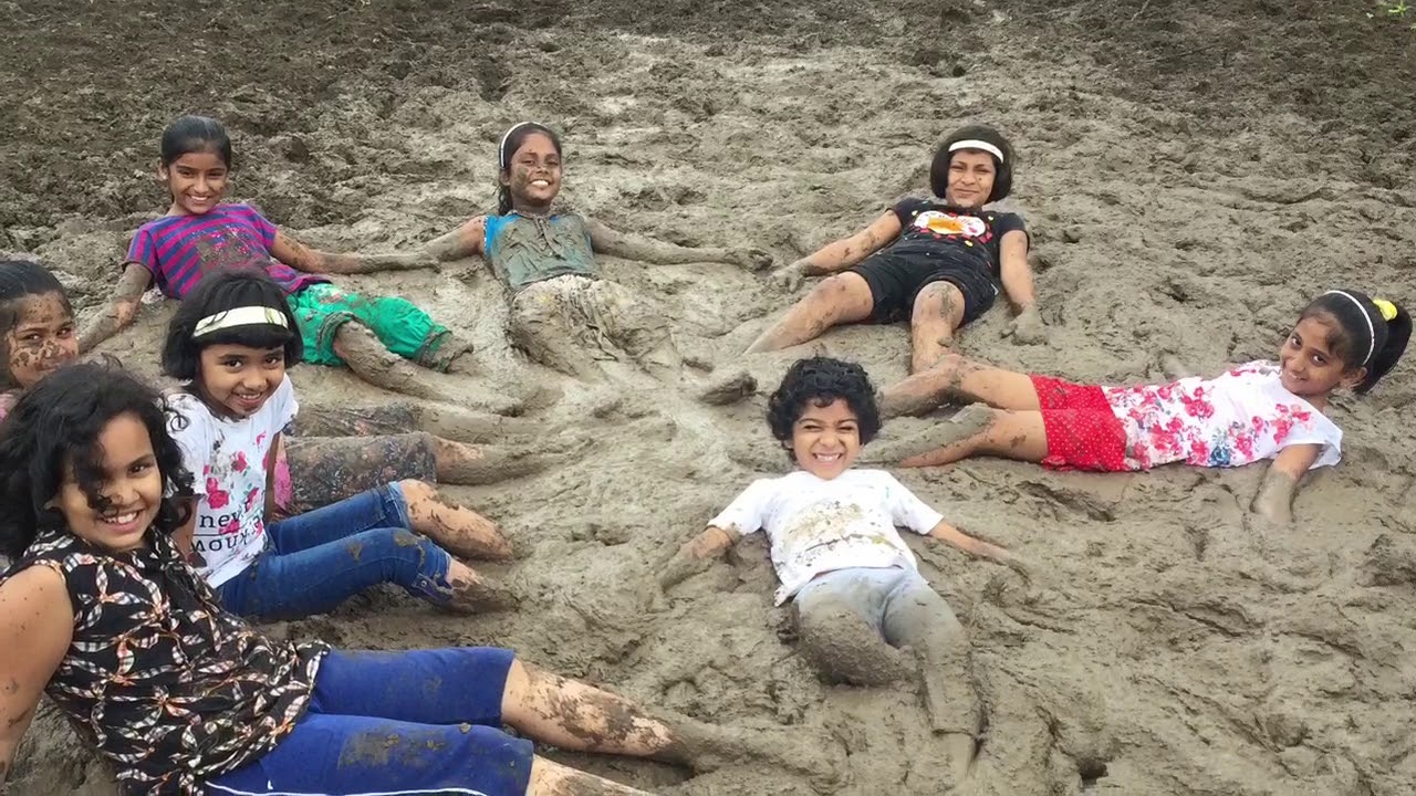 Mud party at Espalier school - YouTube