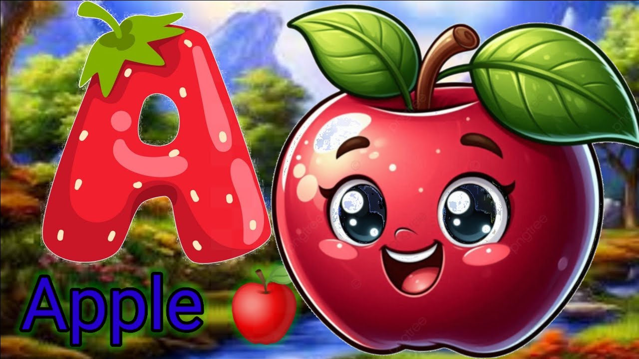 A for Apple | ABC Phonics Song | ABC Song | ABCD | English Alphabet ...