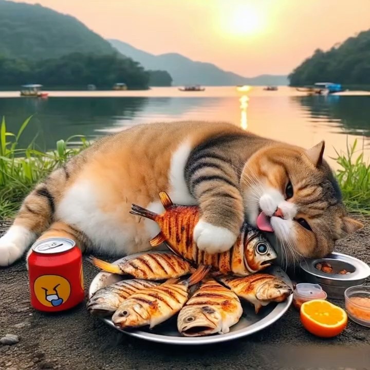 How Hungry Cat Eat Fish? | 飢餓的貓貓如何吃魚？ | お腹を空かせた猫はどうやって魚を食べるのか？ | 배고픈 고양이가 물고기를 어떻게 먹을까요? - YouTube