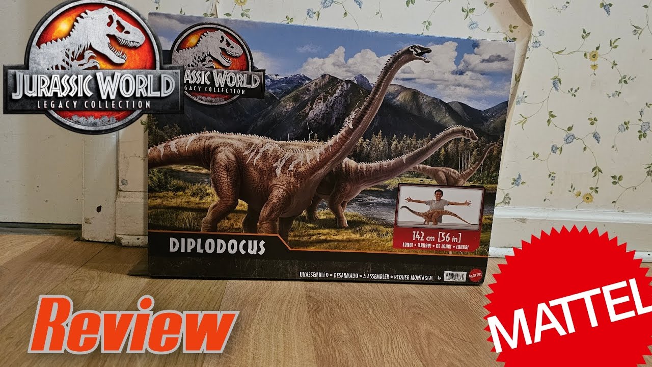 JURASSIC WORLD LEGACY COLLECTION DIPLODOCUS REVIEW - YouTube