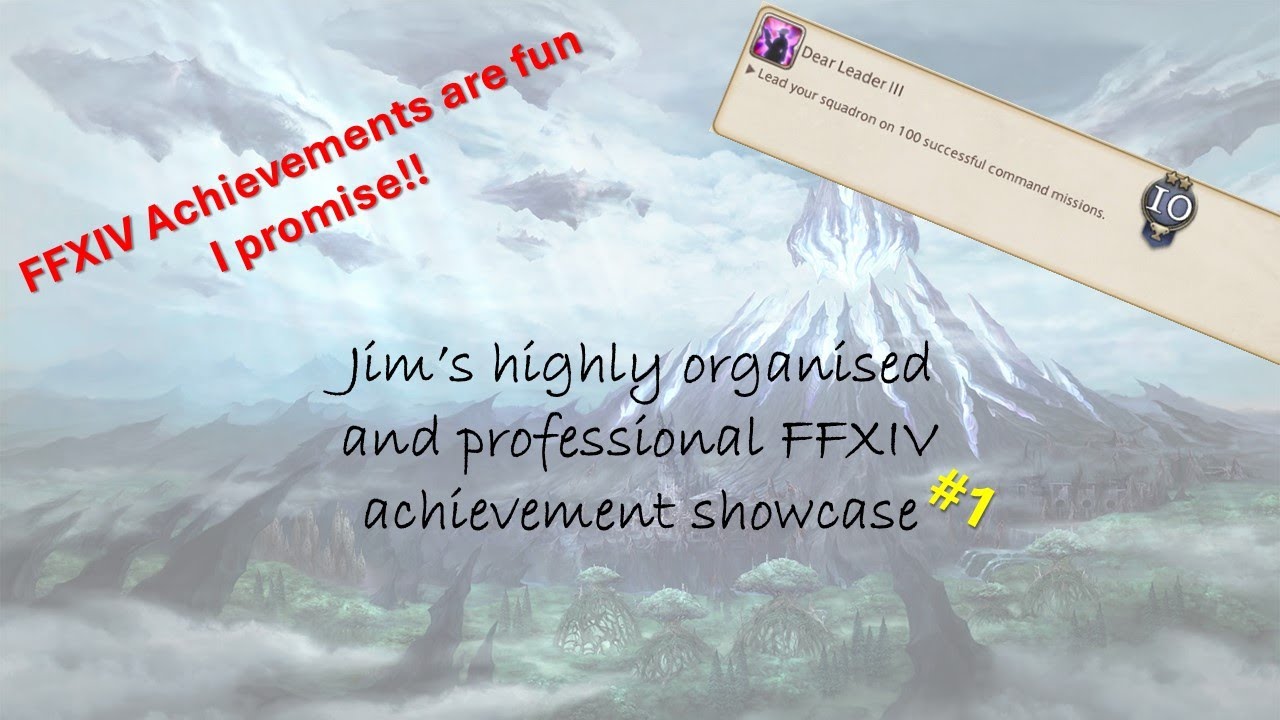 FFXIV achievement huntin' - #1 GC Squadrons - YouTube
