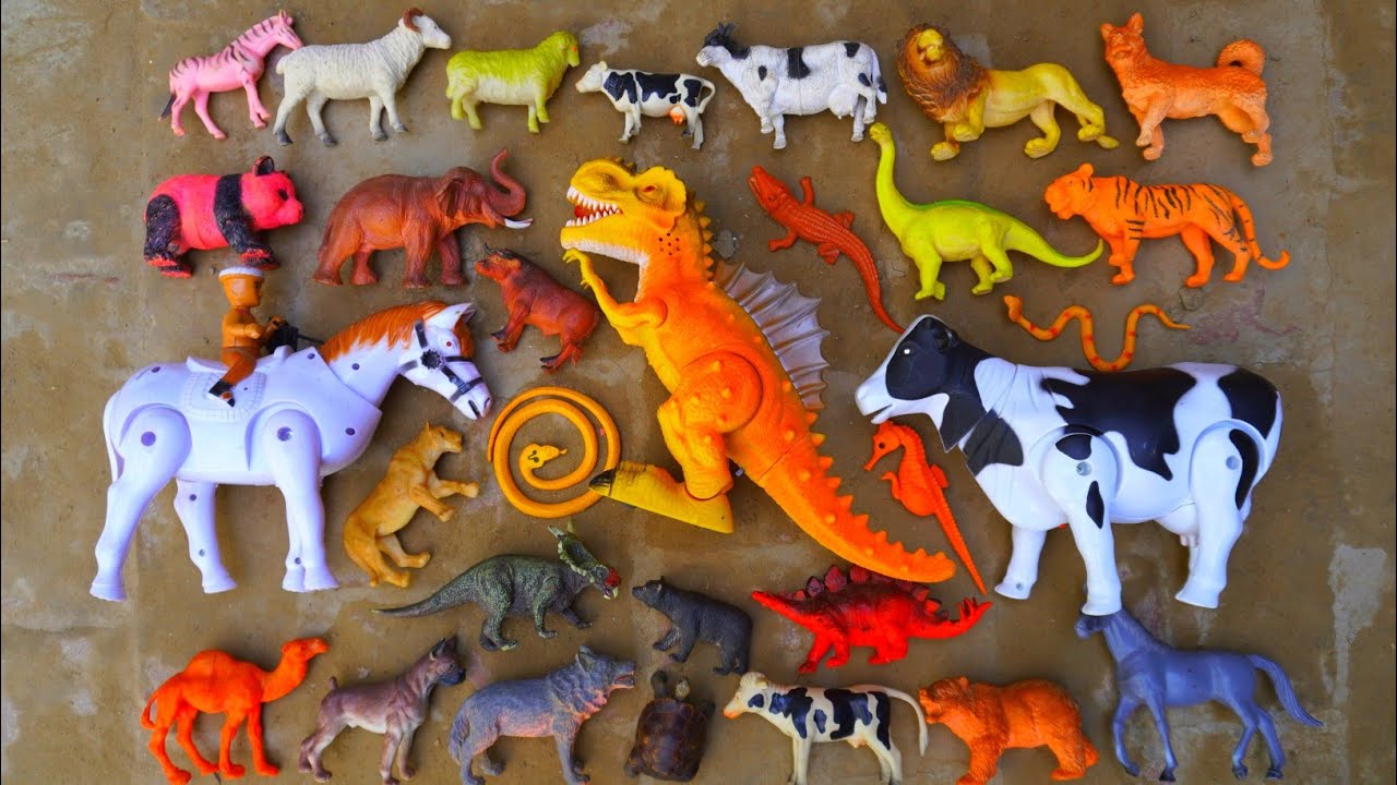 Zoo animals-Find Cow dog horse lion tiger deer sheep gorilla rhino ...