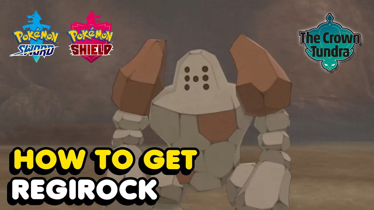 How To Get Regirock In Pokemon Sword & Shield (Crown Of Tundra DLC ...
