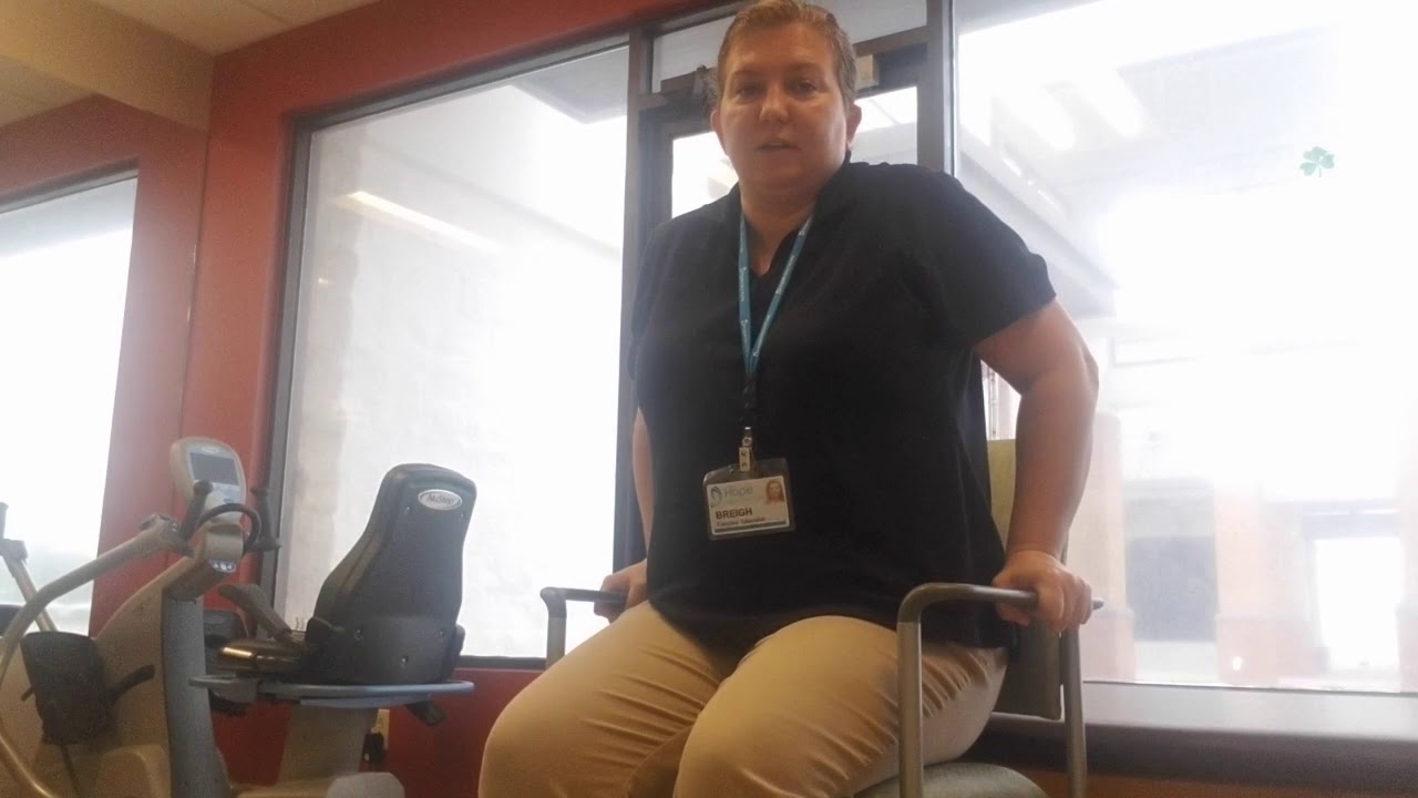 Tricep Extension From a chair - YouTube
