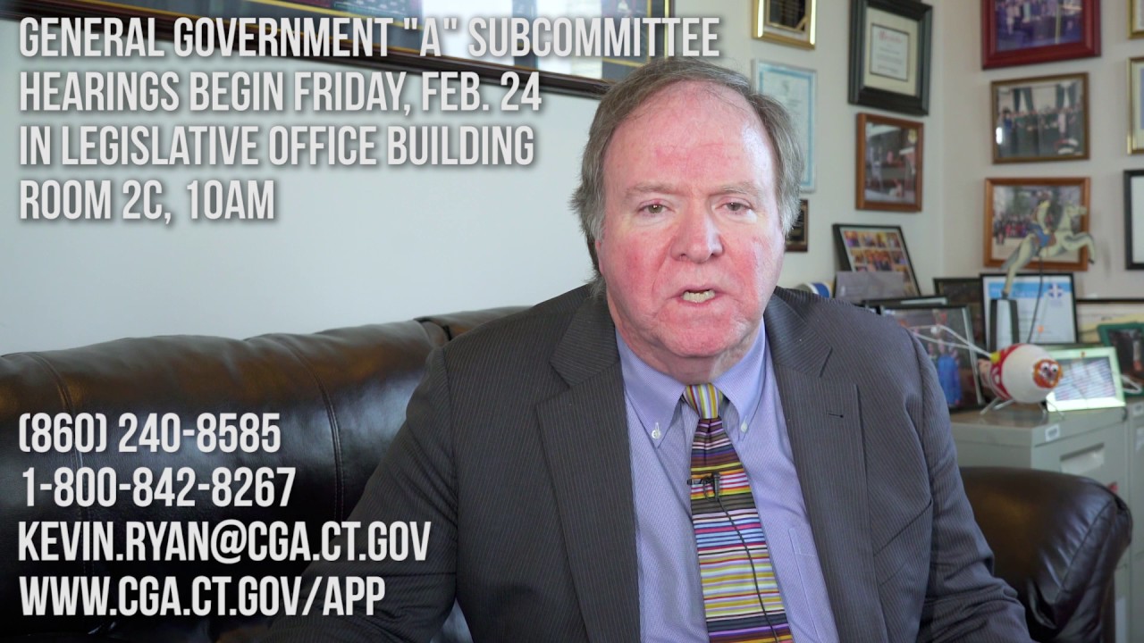 State Representative Kevin Ryan on Budget Hearings 2017 - YouTube