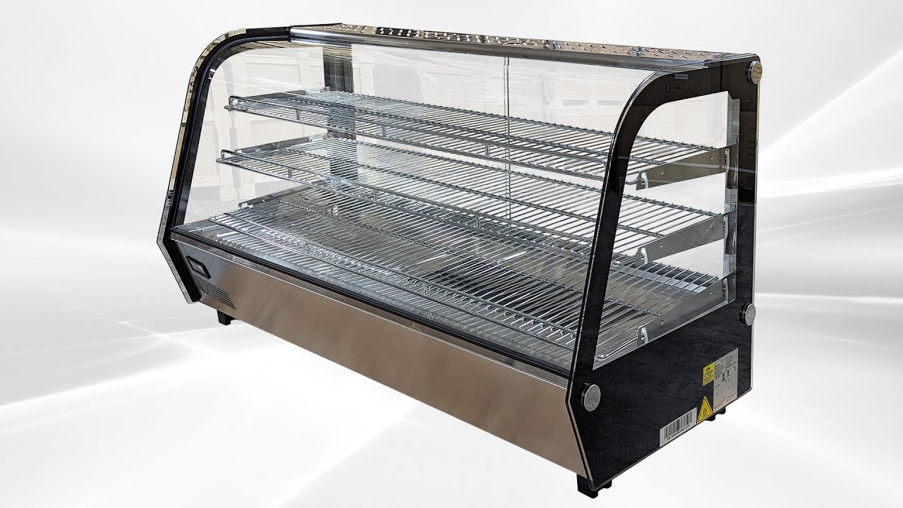 NSF Warmer Countertop Display Cabinet Fried chicken and chips curved ...