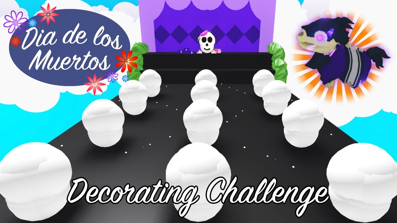SKULL Build Challenge for the Day of the Dead in Adopt me! - YouTube