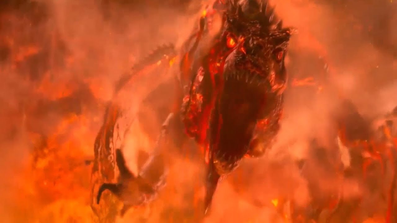 Speckles Vs The Monster of Fire Mountain | Dino King: Journey to Fire ...