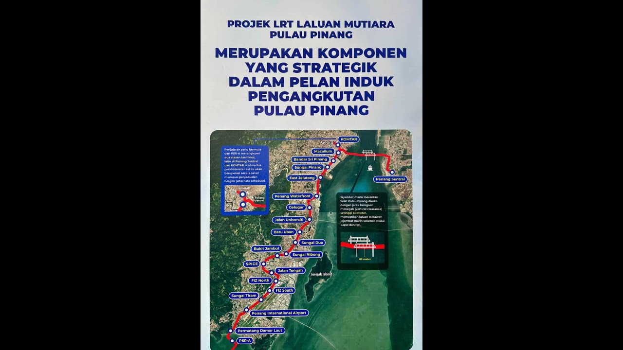 Welcome to Penang LRT Mutiara Line!! 😍 - YouTube