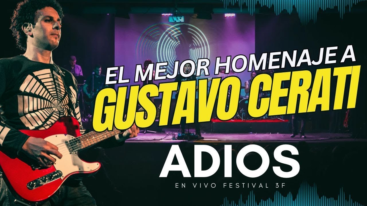 Adiós - Gustavo Cerati (COVER) VIVO en 3F - YouTube