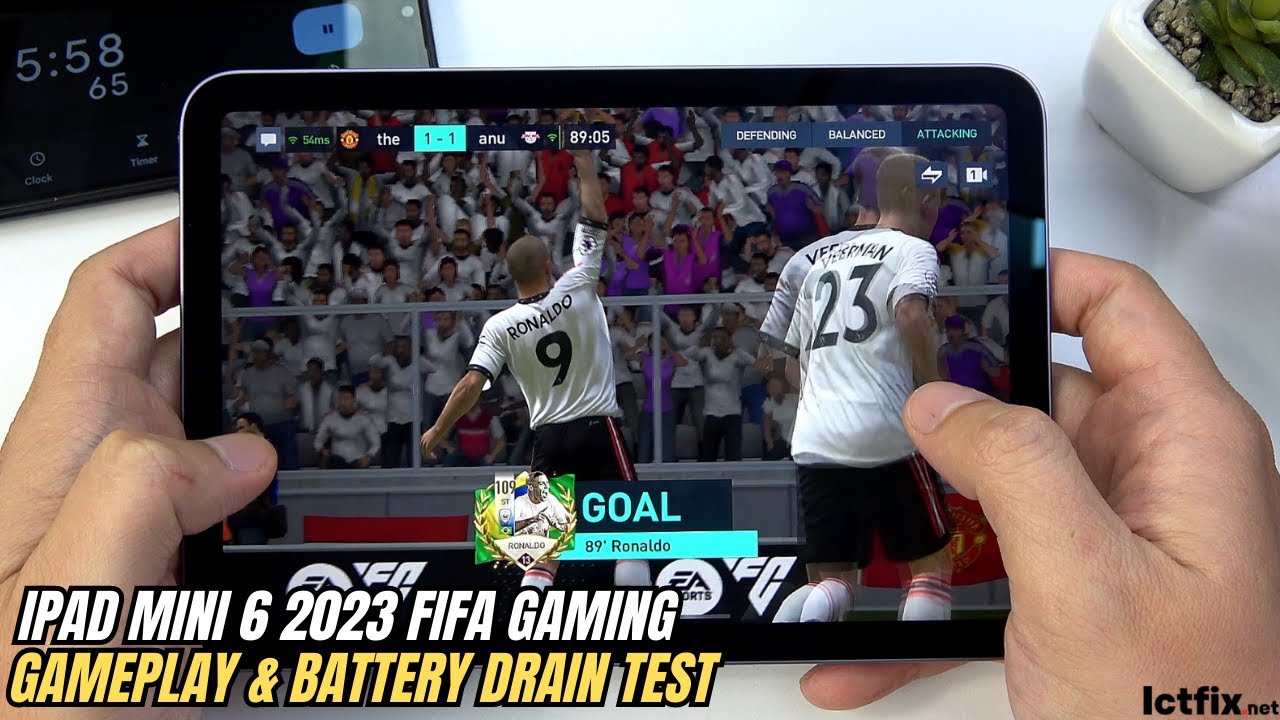 iPad Mini 6 2023 Fifa Mobile Gaming test - YouTube