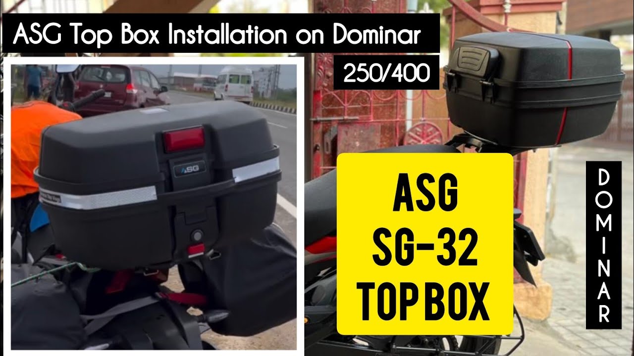 ASG Top Box | SG-32 (32 Ltrs) Installation on Dominar 250/400 | Dominar ...