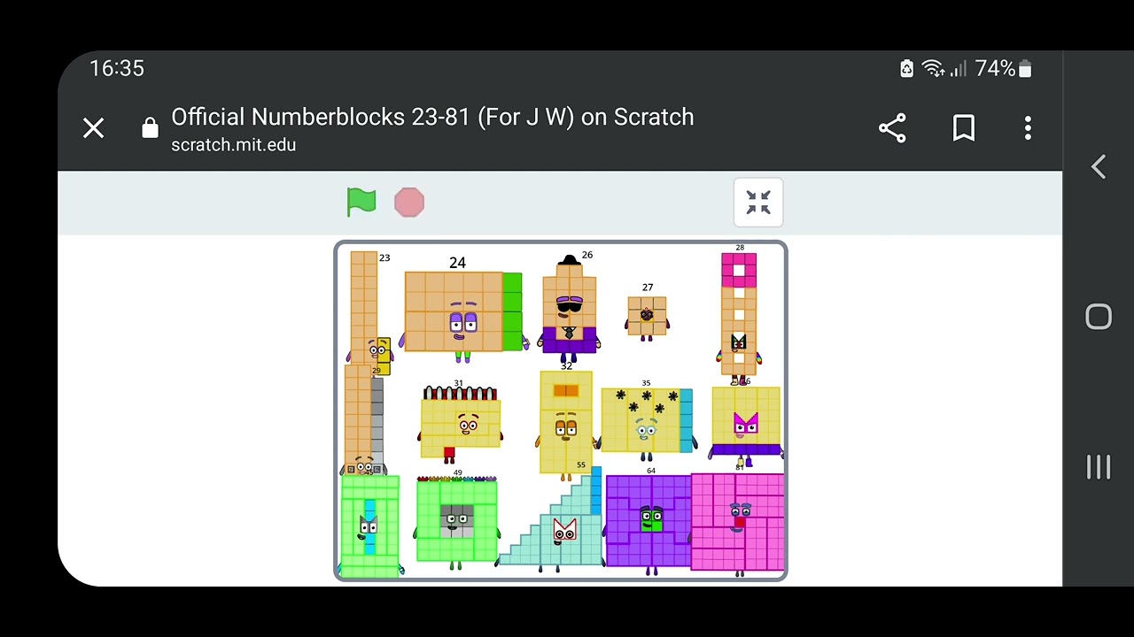 Official Numberblocks 23-81 with Voices - YouTube