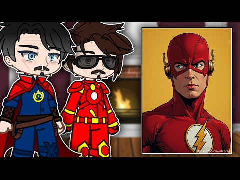 Avengers React To Flash | Barry Allen | MCU / DC | Gacha React