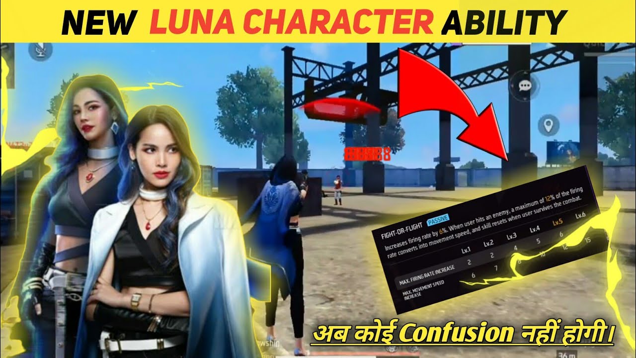 Luna Character Ability | New Luna Character Ability in free fire - New ...