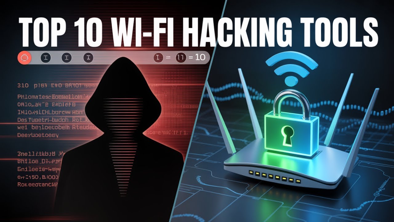 Top 10 FREE Wi-Fi Hacking Tools Explained (For Security Pros) - YouTube