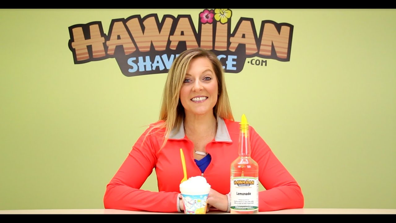 Lemonade Shaved Ice and Snow Cone Syrup - YouTube
