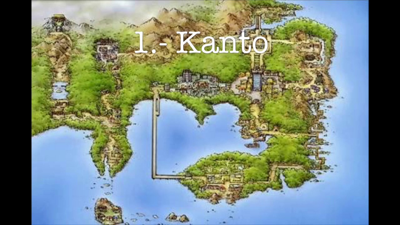 Todas las regiones pokemon y sus pokemons - YouTube