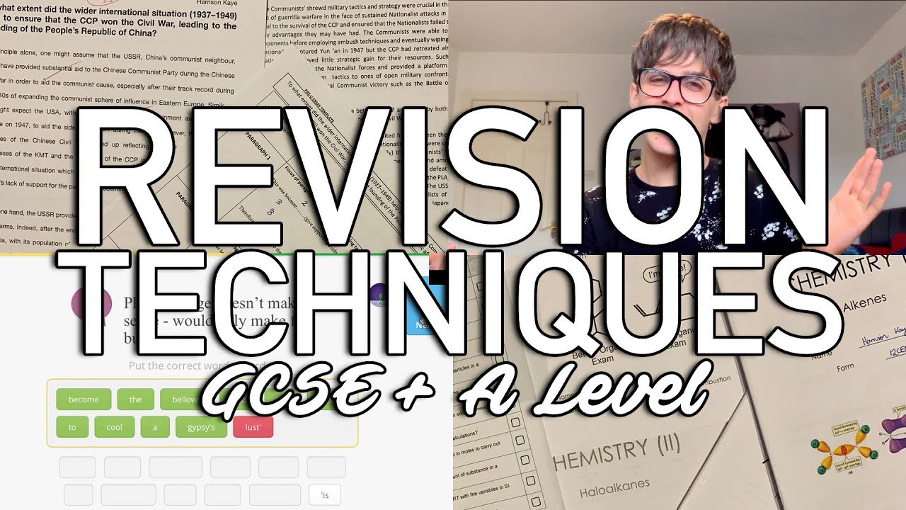REVISION TECHNIQUES & TIPS | GCSE + A Level - YouTube