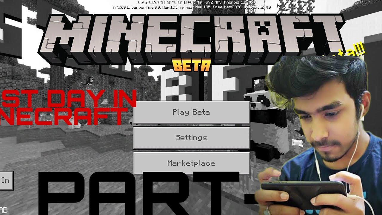 First EVER Minecraft gameplay / part - 1 Basic information about ...