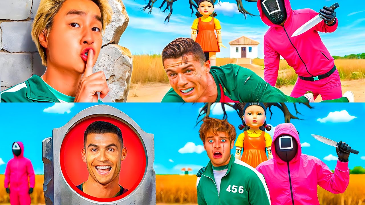 Zhong and Topper Guild Survived Squid Game To Save Ronaldo! - YouTube