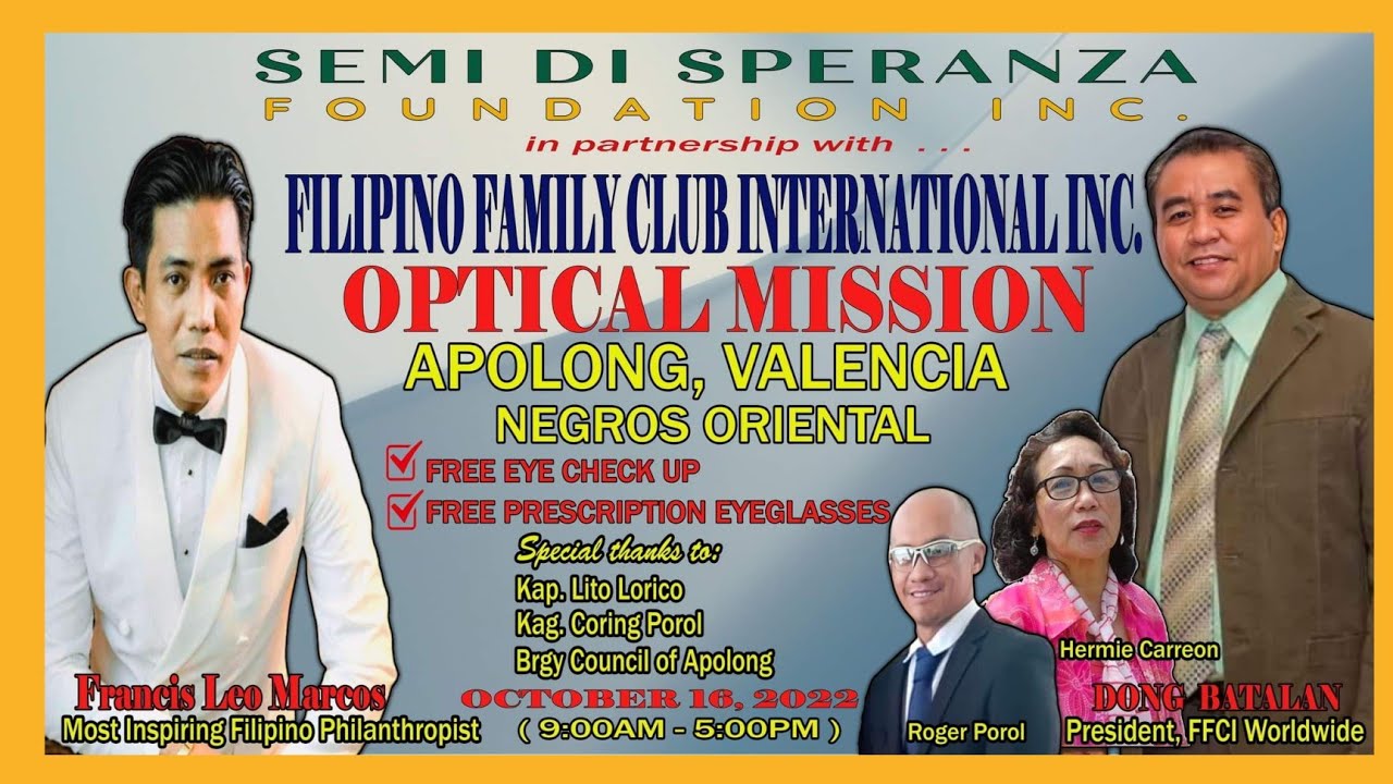 SUCCESSFUL OPTICAL MISSION + APOLONG VALENCIA + ROSE OBIDA TV - YouTube